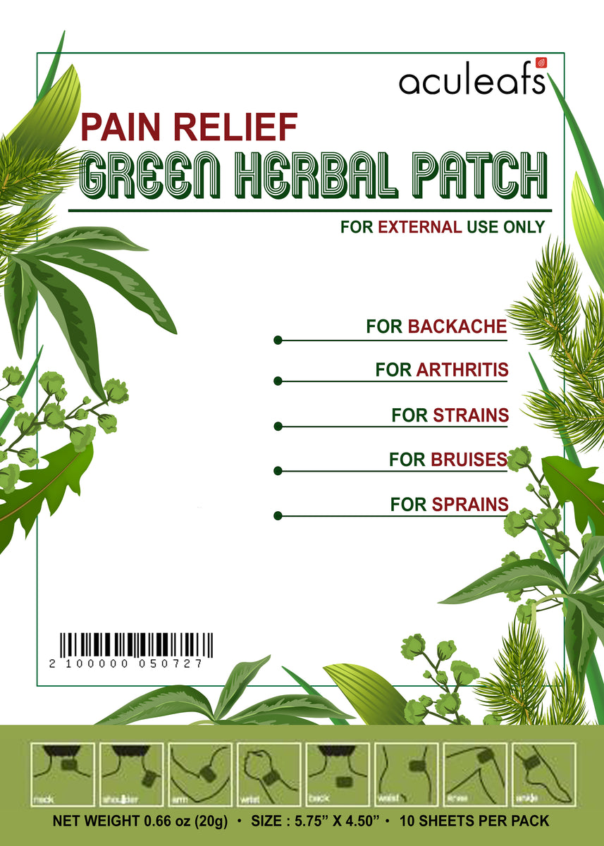 [NEWLY UPDATED] GREEN HERBAL PATCH PKG10 – Acudepot