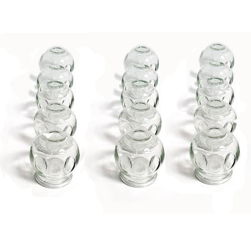 Fire Glass Cupping Set - Large(15 pcs) – Acudepot