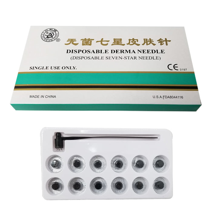 Seven Star Acupuncture Needles with Disposable Heads Bx12 – Acudepot